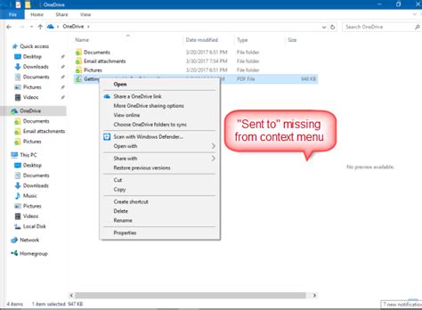 Remove Or Restore Send To Context Menu In Windows