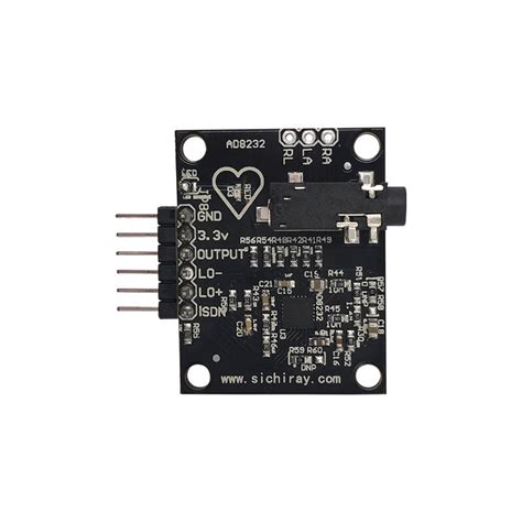 Ad8232 Ecg Sensor Module Pulse Heart Rate Acquisition Monitoring Analog Measurement Ecg Graph