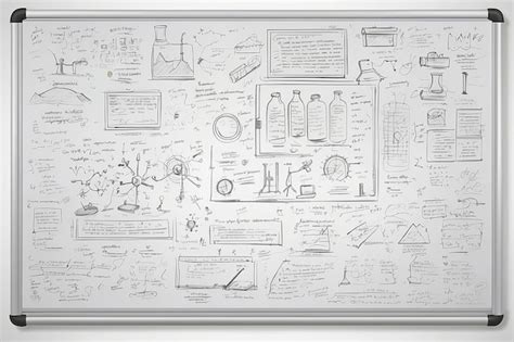 Premium Photo Create A Detailed Illustration Of A Whiteboard Filled