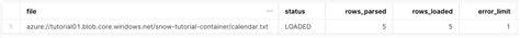 Load Data From Cloud Storage Microsoft Azure Snowflake Documentation