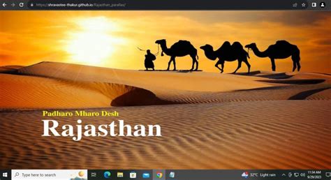 Shravastee Thakur On Linkedin Magnificent Rajasthan In A Parallax