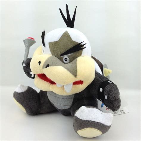 Morton Koopa Jr Super Mario Bros Plush Toy Big Mouth Koopalings Bowser