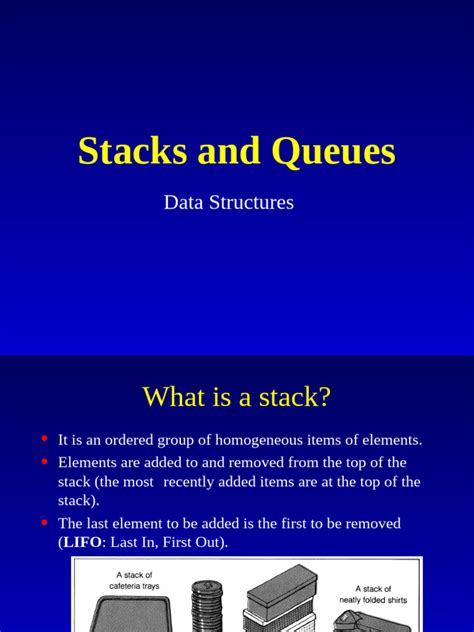 Stacks And Queues Pdf Queue Abstract Data Type C