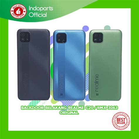 Jual TUTUP BELAKANG BACKDOOR BACKCOVER BACK CASING HOUSING REALME C BLUE Jakarta Pusat