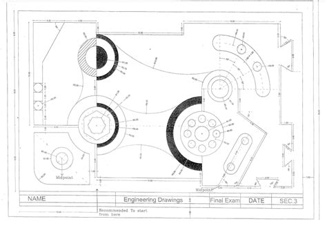 Solved Draw The Figure In Paper By Using AutoCAD Software Chegg