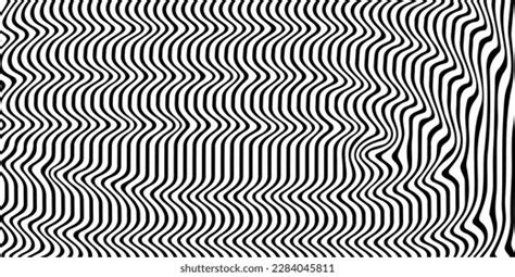 Abstract Psychedelic Background Optical Illusion Wavy Stock Vector Royalty Free 2284045811
