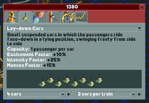 mini roller coaster refers to trains as cars when using multi car trains · issue 18014