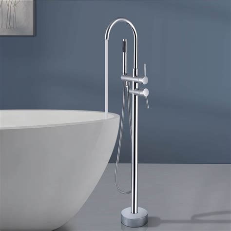 Topcraft Classical Freestanding Bathtub Faucet With Handheld Shower