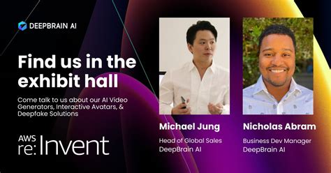 deepbrain ai on linkedin awsreinvent ai innovation cybersecurity aws