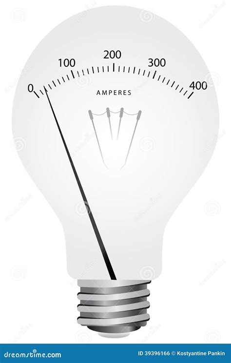 Creative Lamp Ammeter Vector Illustration CartoonDealer Com 39396166