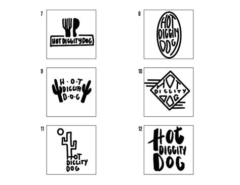 Designer Logo Redo Hot Diggity Dog Behance