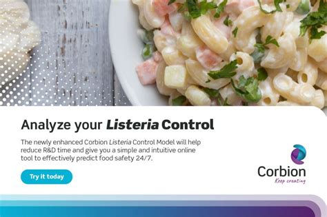 Courtney Botkin On Linkedin Corbion Listeria Control Model Corbion