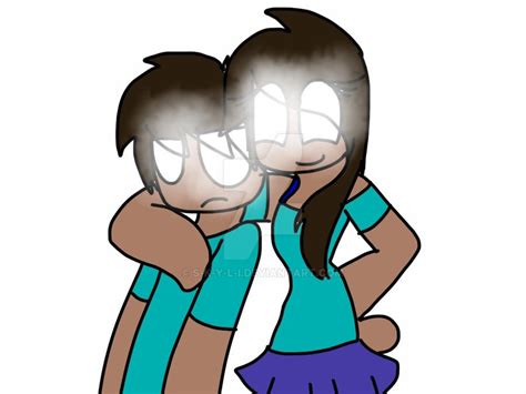 Herobrine And His Mom By S K Y L I On Deviantart