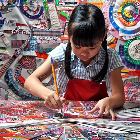 Ai创作图制作年画 儿童绘画教育文化 儿童贴年画 儿童画画儿童绘画辅导 年画制作场景 年画创作 儿童美术辅导 小学生美术 儿童画培训 儿童立体画 少年儿童美术班 制作美术 纸伞制作 儿童创作画