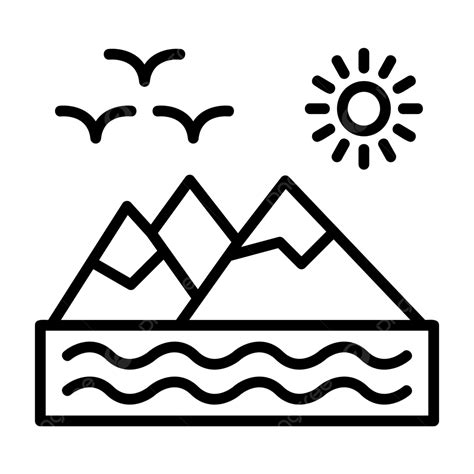 산 라인 아이콘 벡터 산 아이콘 산 자연 Png 일러스트 및 벡터 에 대한 무료 다운로드 Pngtree