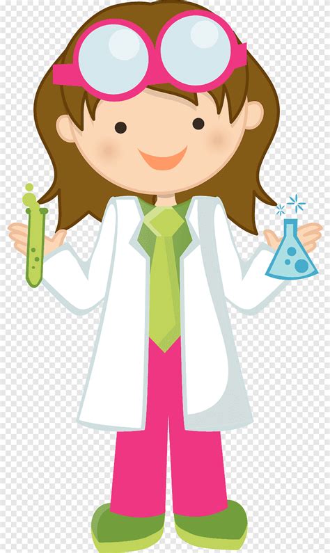 테스트 튜브 및 삼각 플라스크 그림 미친 과학자 과학 소녀 미친 과학을 들고 여성 착용 실험실 가운 어린이 손 Png Pngegg