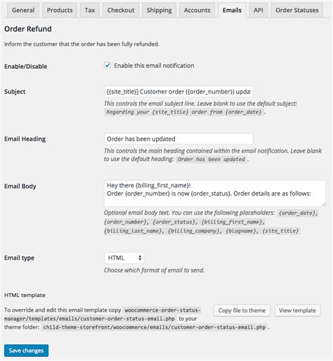 WooCommerce Order Status Manager WooCommerce