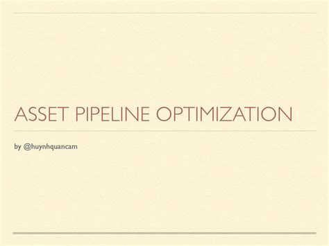 Optimize Rails Asset Pipeline Deployment Speaker Deck