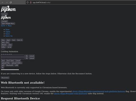 webworkflow code editor not working · issue 7929 · adafruit