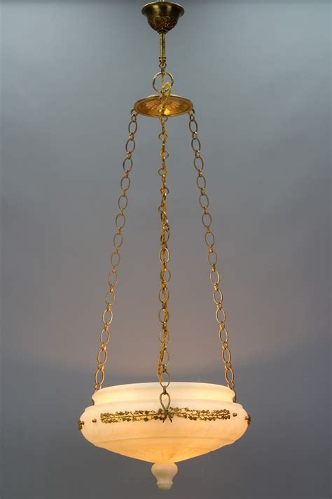 Neo Classical Gilt Bronze And Brass Pendant Light 1890s For Sale At Pamono