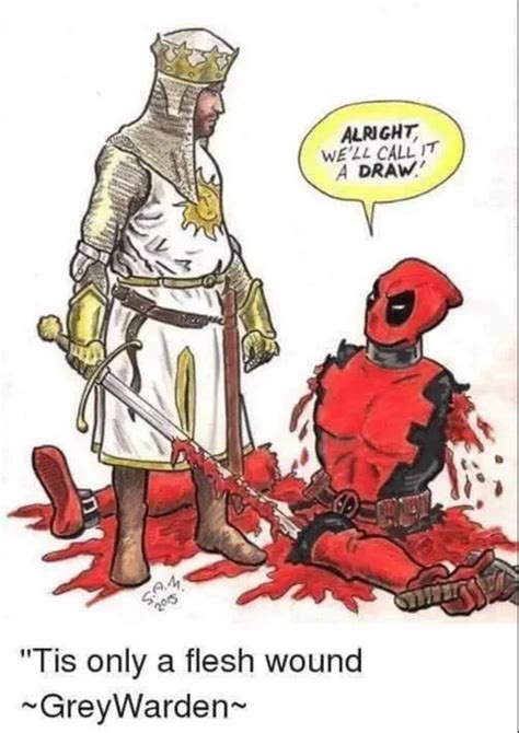 Monty Python And The Holy Grail And Dead Pool Rdeadpool