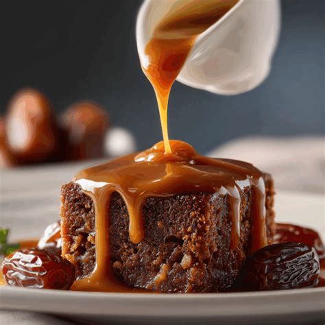 Sticky Date Cake With Caramel Sauce