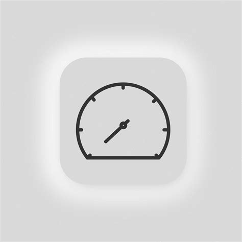 Premium Vector Speedometer Icon Tachometer Symbol Sign Indicator Vector