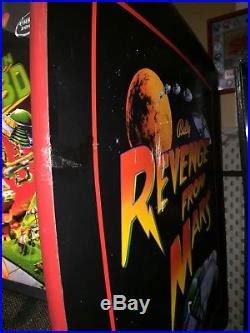 Revenge From Mars Pinball Machine By Bally Pinball Machines