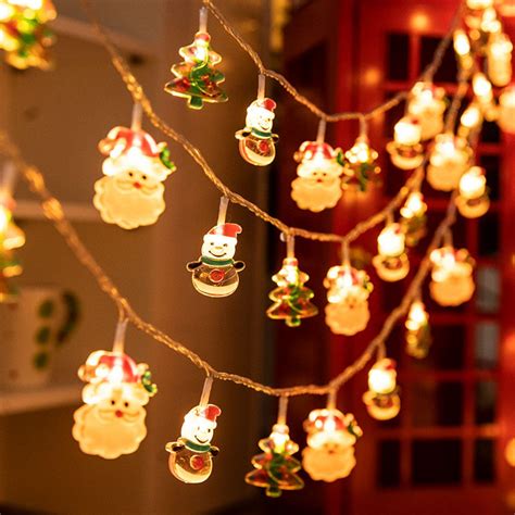 항냥 크리스마스 Led 장식 줄조명 산타 트리 눈사람 장식 조명 조명 쿠팡