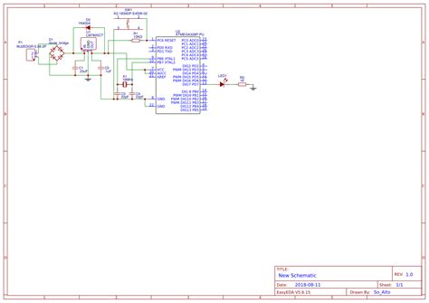 Proyecto Base Para ATmega P Pu EasyEDA Open Source Hardware Lab