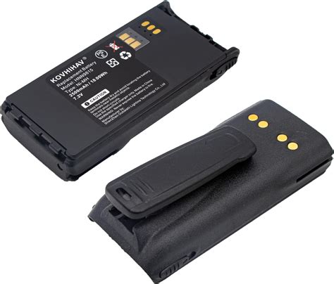 Hflexgrad 2 Pack 7 4v 2100mah Two Way Radio Battery