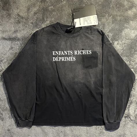 Enfants Riches Deprimes Missing Pocket Long Sleeve Depop