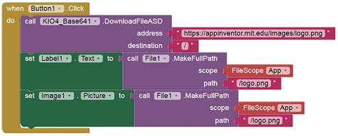 Save Image Sound Clip Video Canvas In Tinydb Extension Base 64 Download File From The Web