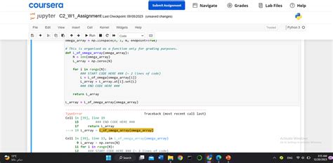 Exercise 3 Calculus For Machine Learning And Data Science Deeplearning Ai
