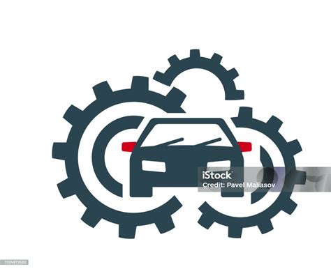 벡터 아이콘 자동차 수리 및 유지 보수 및 기타 수리 작업을위한 로고 자동차 서비스 개념에 대한 스톡 벡터 아트 및 기타 이미지 개념 개념과 주제 공급망 Istock