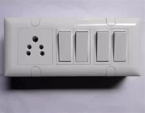 5a modular switch socket combination polycarbonate at ₹ 100 piece in