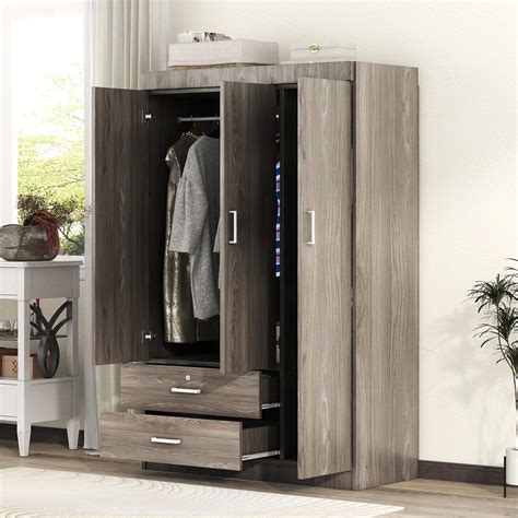 Free Standing Wardrobe With Doors And Drawers At Esther Hunt Blog