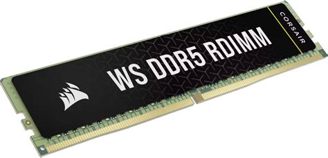 Corsair Ws Ddr5 Ecc Rdimm Dram Desktop Memory Kit 128gb 4x 32gb Capacity 5600mt S Speed