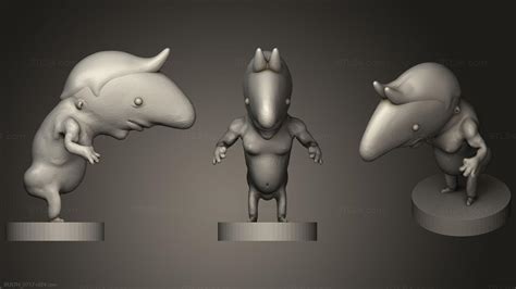Busts Of Heroes And Monsters Psychicpebbles Fan Art Busth0757 3d