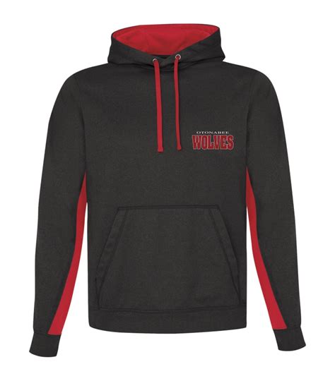 Otonabee Wolves Atc Game Day Fleece Colour Block Hoodie F2011