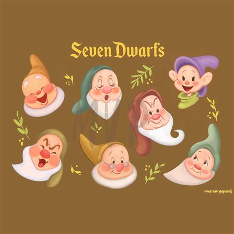 Seven Dwarfs Svg Cut Files Snow White And Seven Dwarfs Svg Png Files Artofit