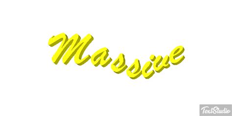 Massive Word Animated  Logo Designs