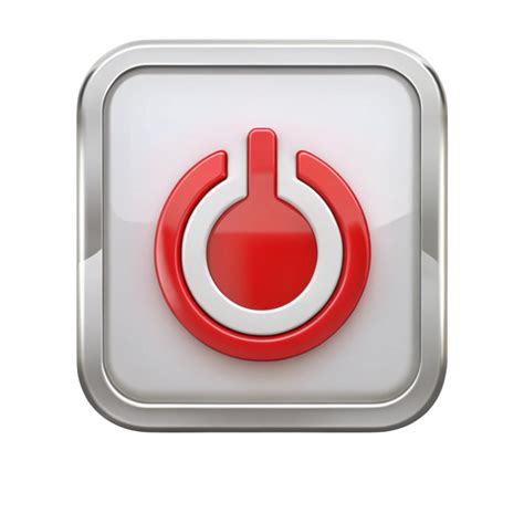 Logout And Power Button Icons In Modern Design Concept For User