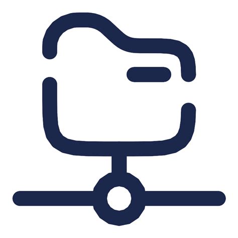 Folder Path Connect Vector Svg Icon Svg Repo
