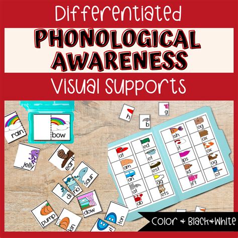 Differentiated Phonological Awareness Visual Supports For Elementary Or Special Education Made