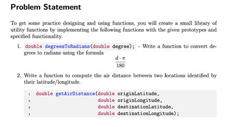 Solved Problem Statement To Get Some Practice Designing And