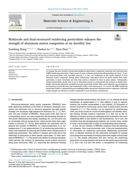 Multiscale And Dual Structured Reinforcing Particulates Enhance The Strength Of Aluminum Matrix