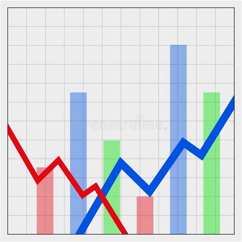 Chart Of Financial Ups And Downs Diagrams Stock Vector Illustration
