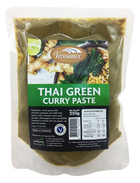 Vessimix Vegan Thai Green Curry Paste By Lamyong Ratings And Reviews