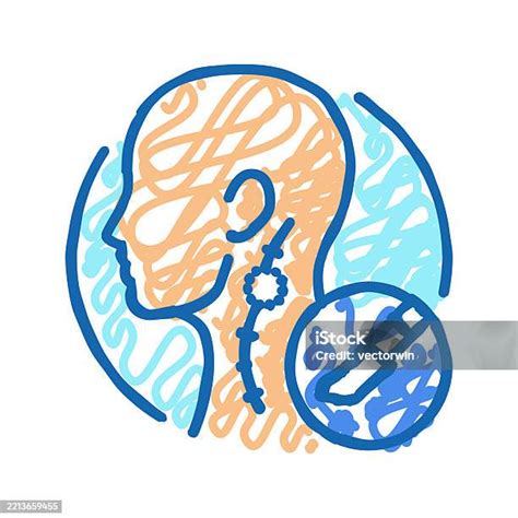 Lymph Node Dissection Surgery Icon Doodle Illustration Stock Illustration Download Image Now
